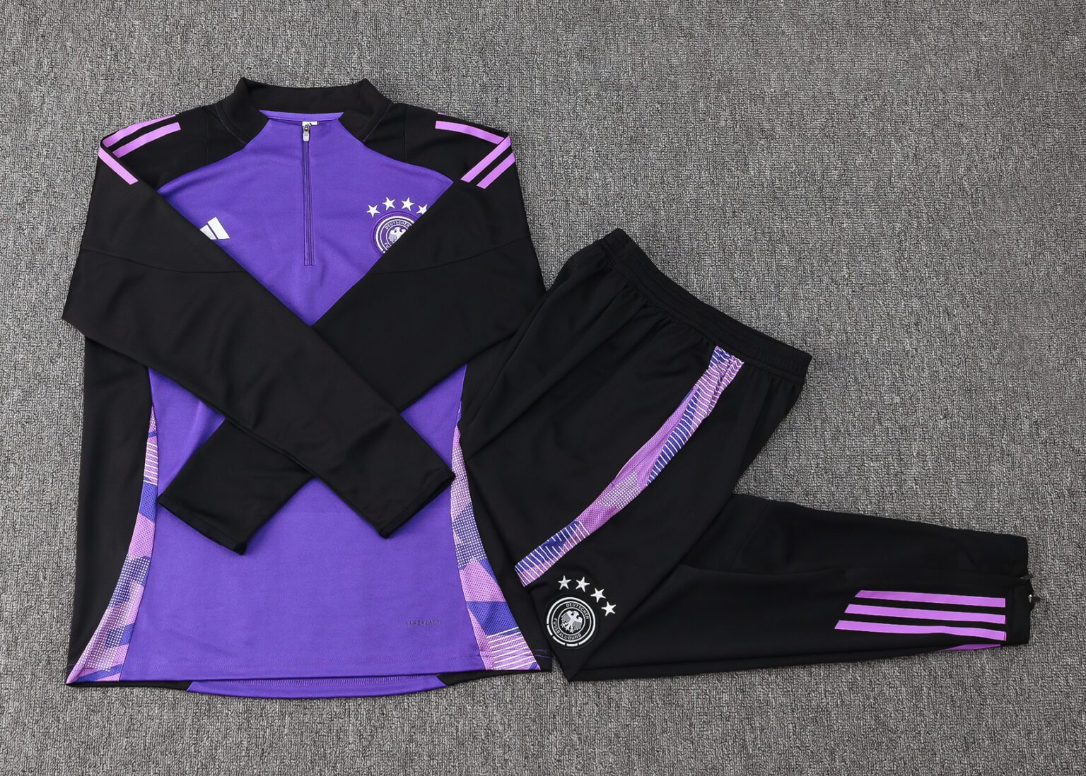 Kit preto com roxo da Alemanha 2024/25 - Mago da Nike