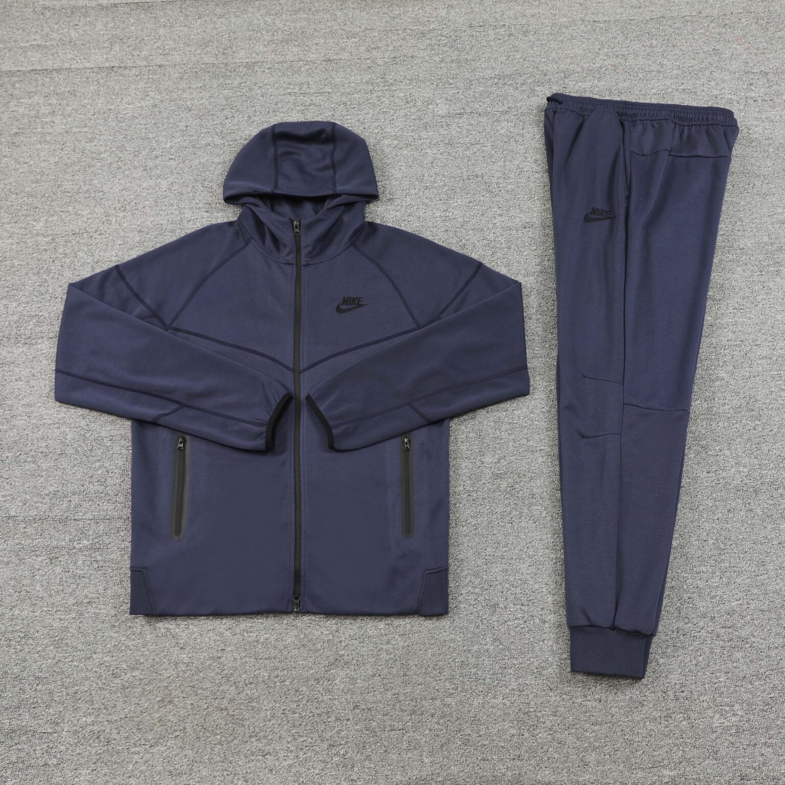 Kit Tech fleece Nike azul escuro 2024 - Mago da Nike